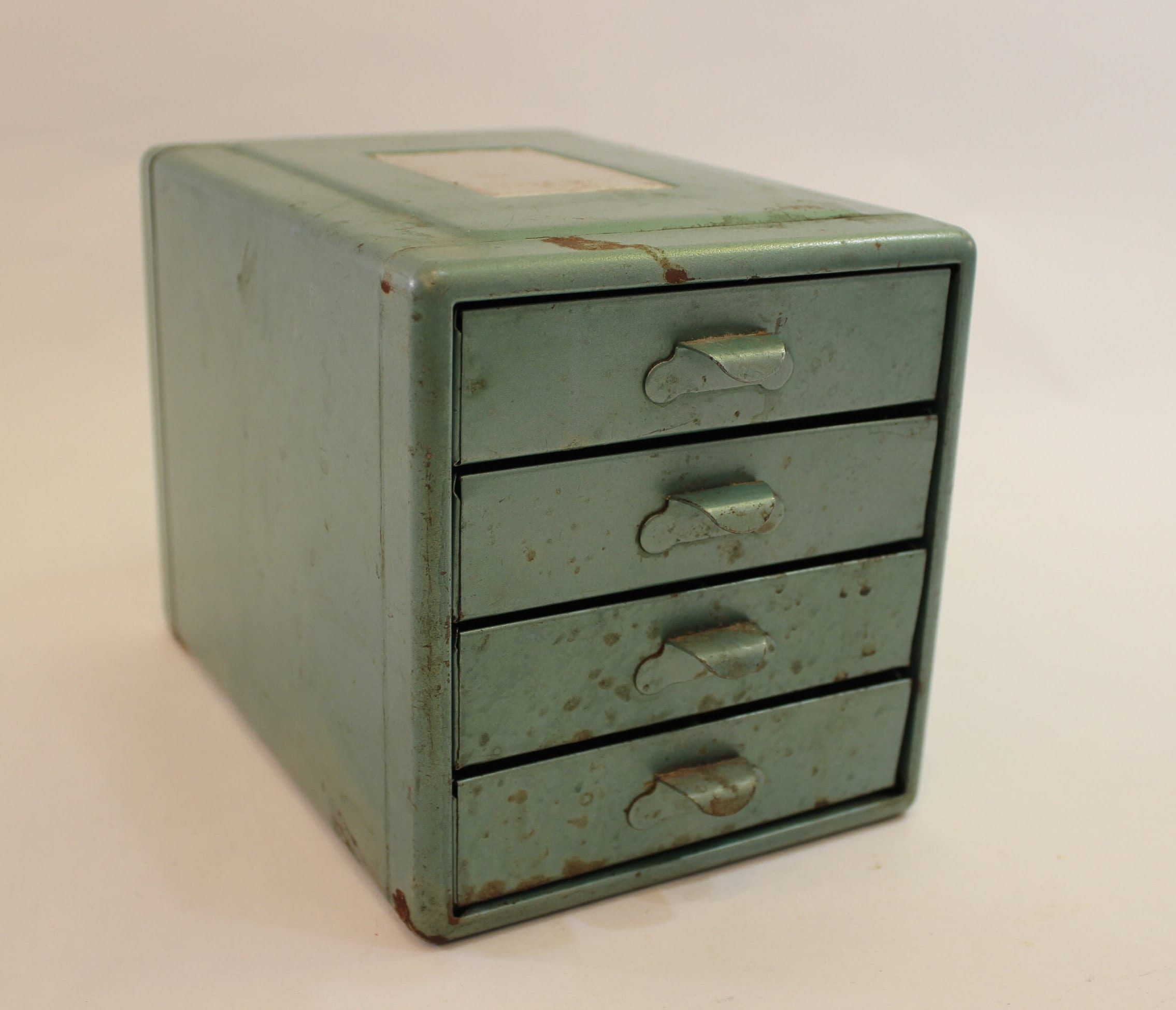 Metal Box, Green, File A Way Chest, Metal, Drawers, Storage ...