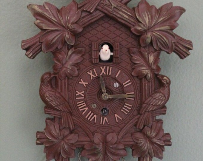 Lux Clock, Small Cuckoo Clock, Cuckoo Clock, Miniature Cuckoo Clock - Etsy