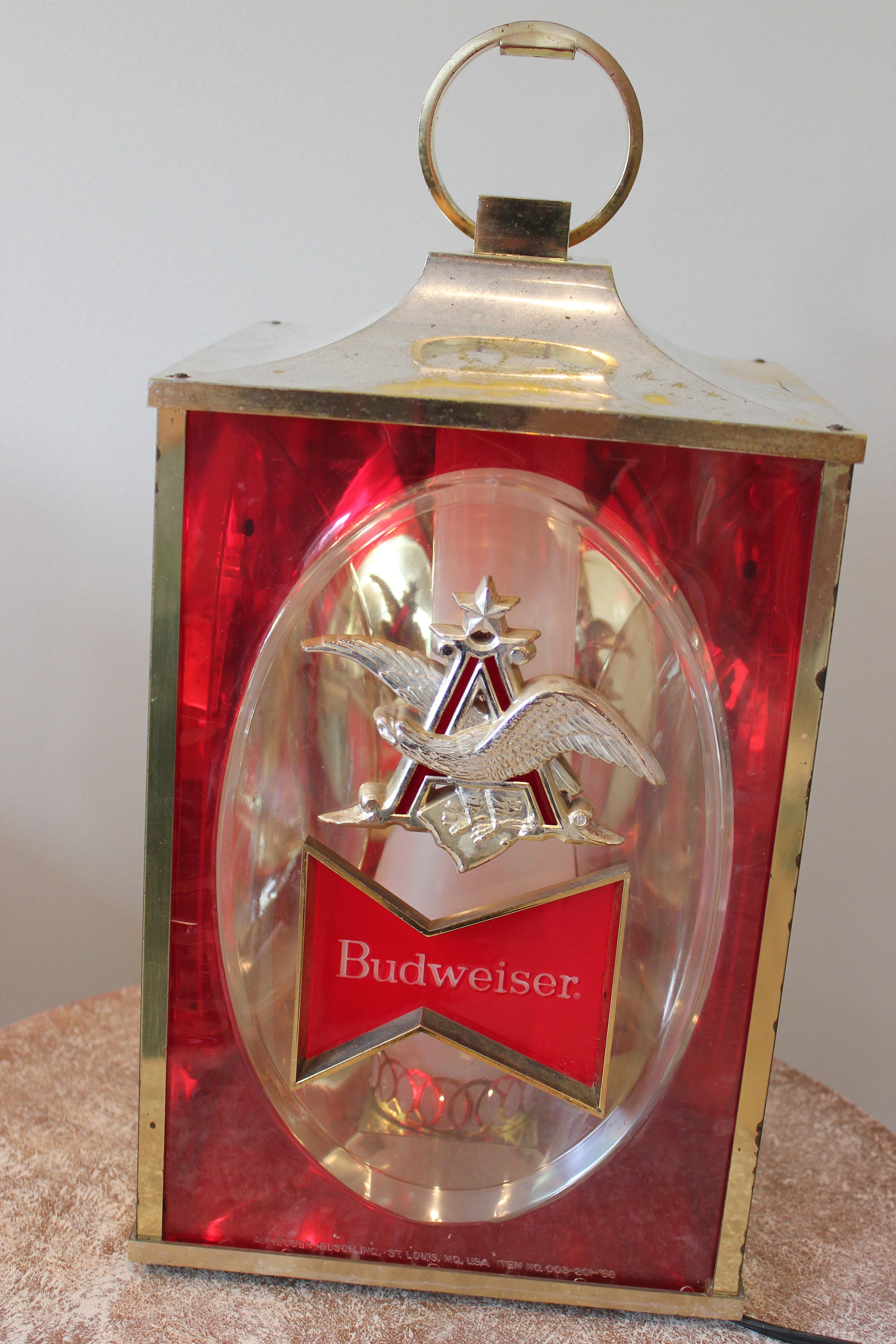 Budweiser Anheuser-Busch Beer Light Hanging Light 1968 | Etsy