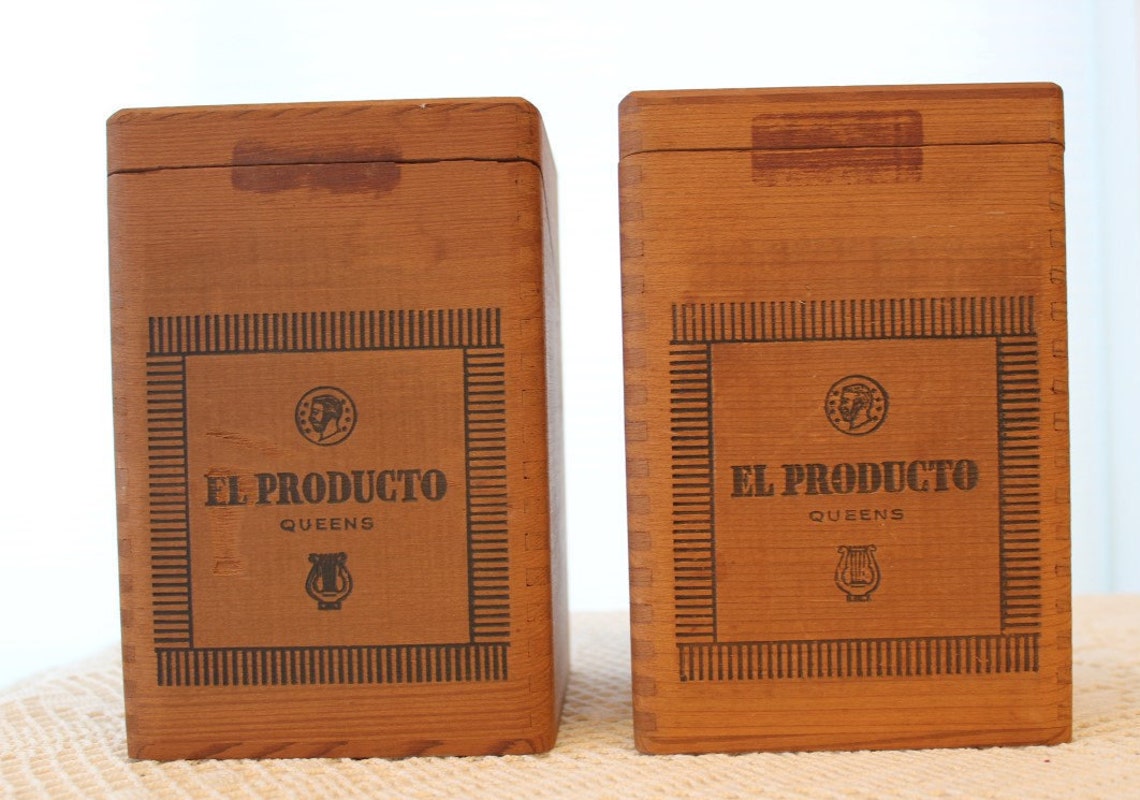 Cigar Box El Producto, Wooden, Cigar Box, El Producto, Queens, Vintage ...