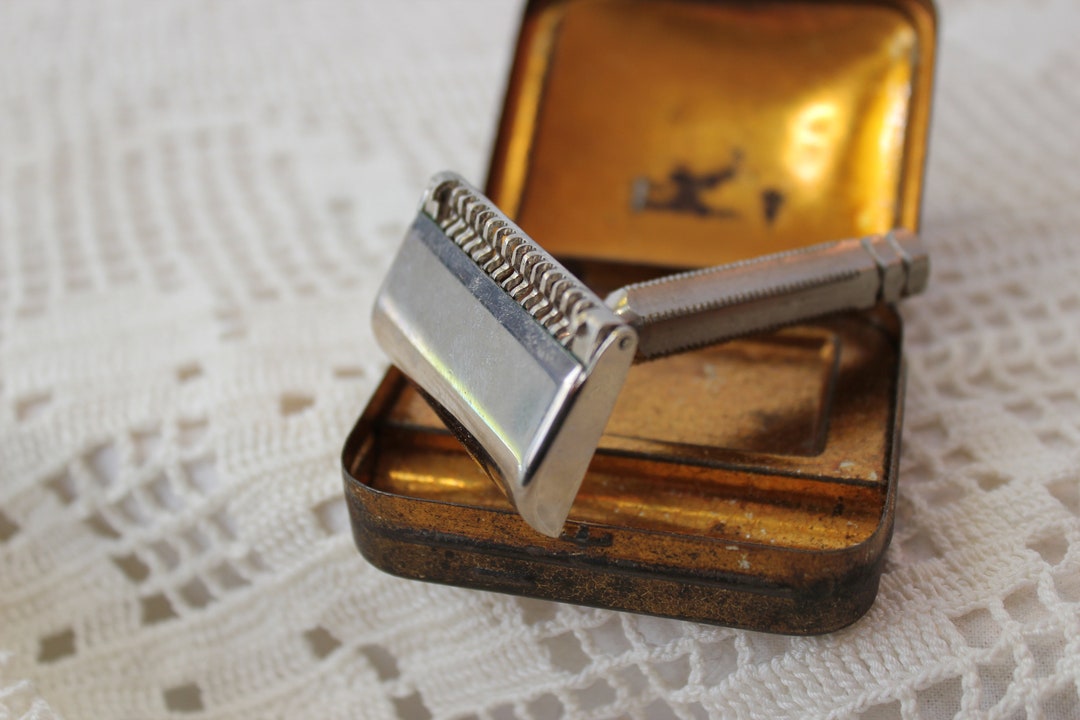 Vintage Razor, Military, Razor, Safety Razor, Travel, FREE SHIPPING ...