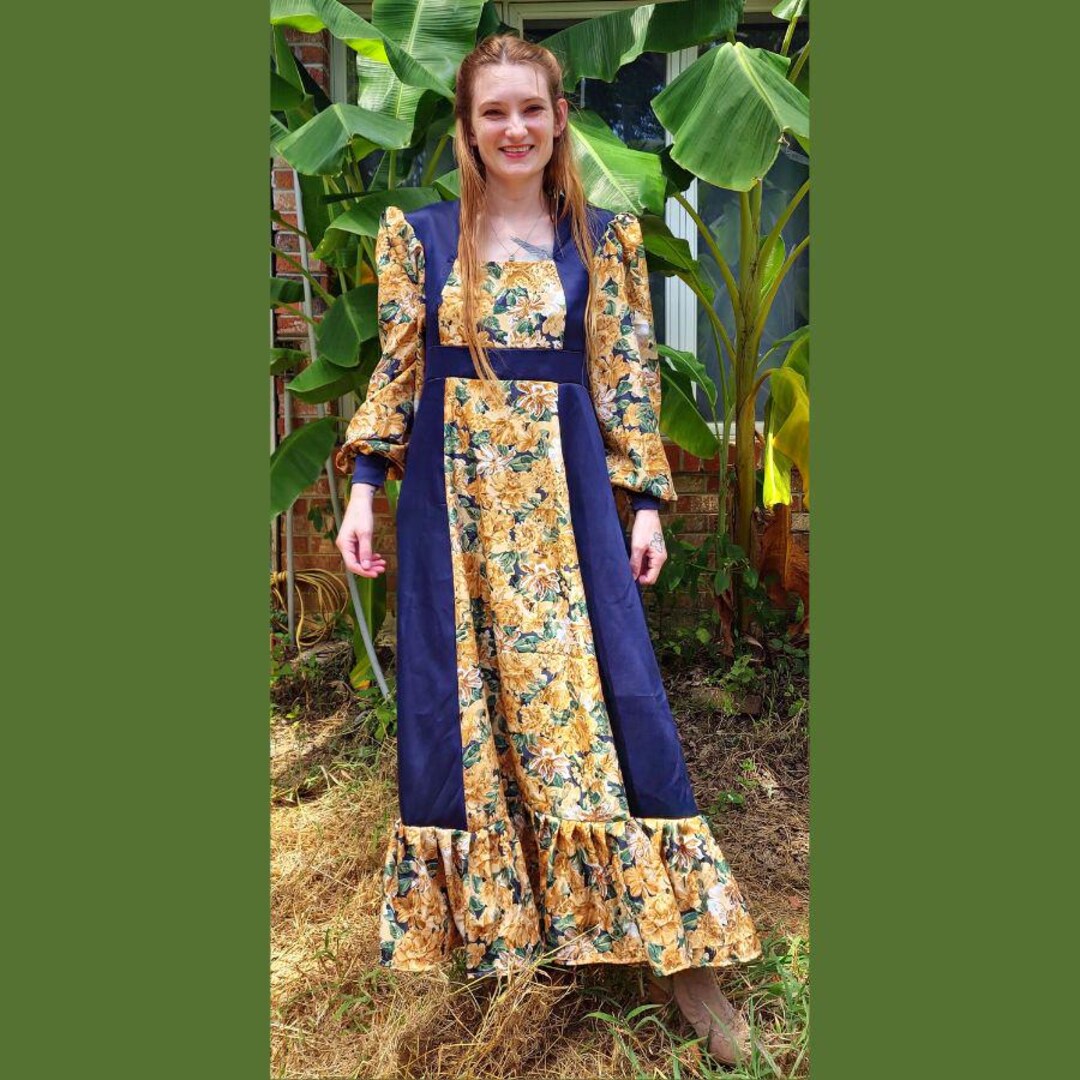 The Molly Dress Vintage 1970's Gunne Sax Dress Recreation Digital ...