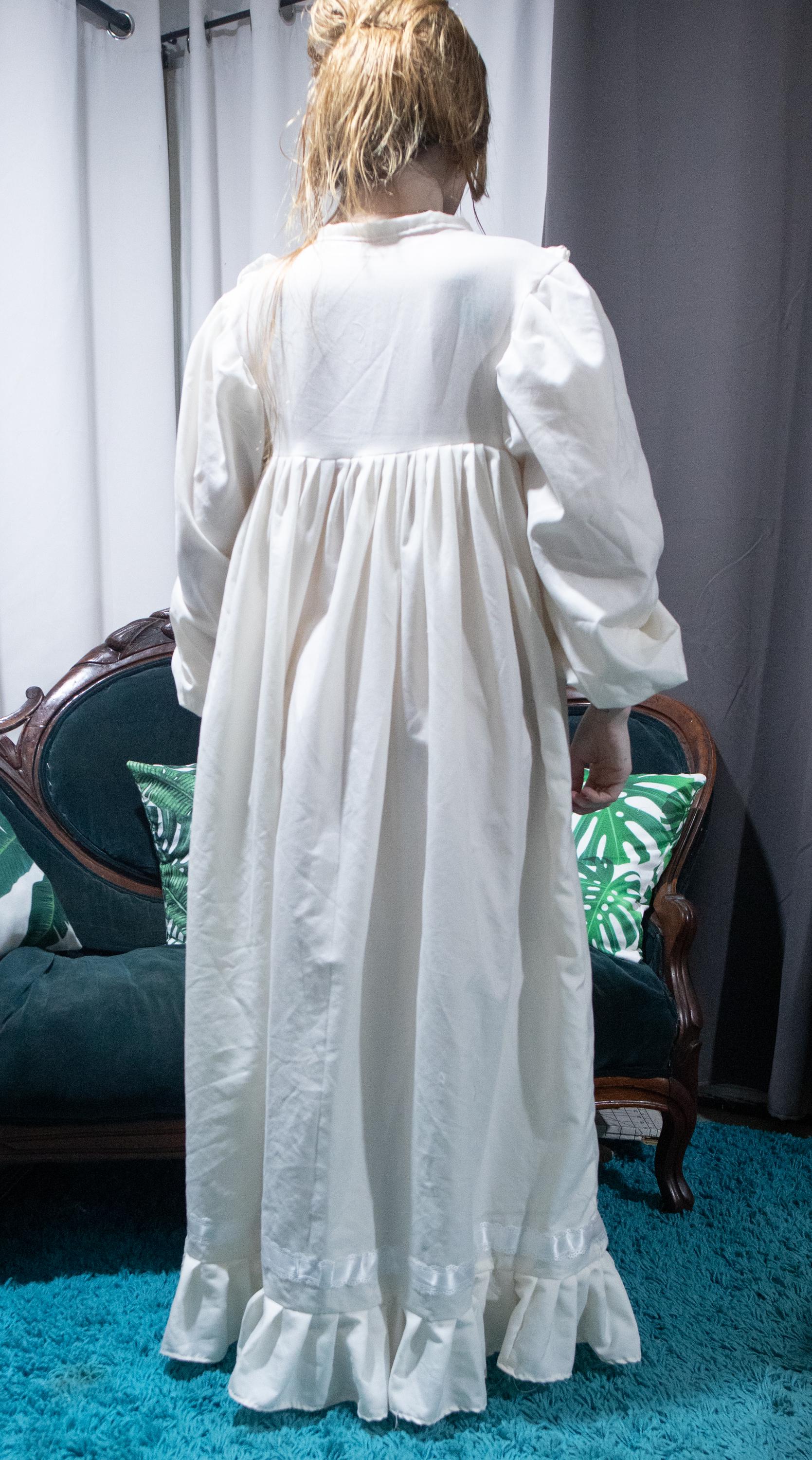 Victorian Nightgown Sewing Pattern: Ruffled Edwardian Sleepwear ...