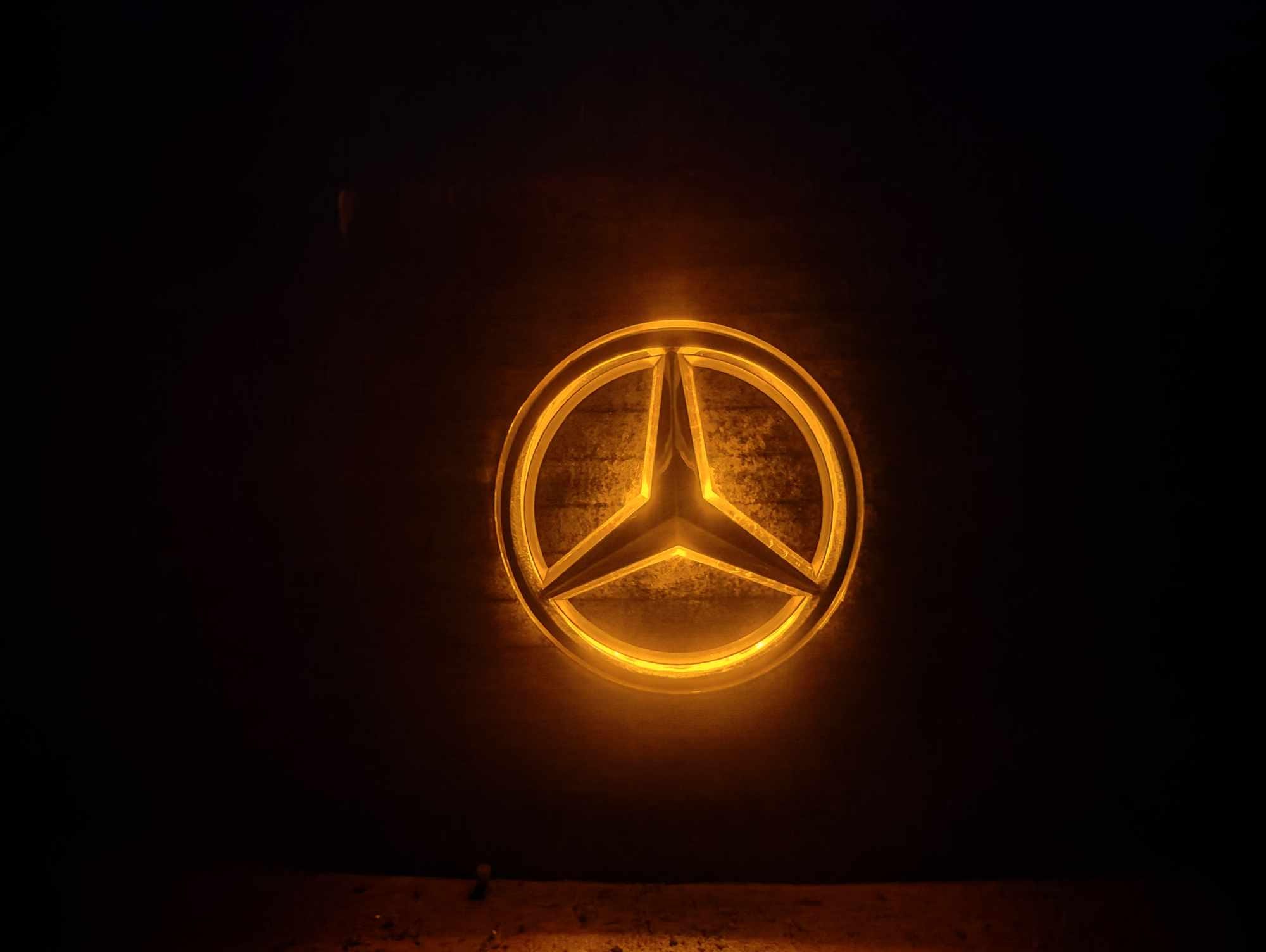 Car Rear LED Emblem Light for Mercedes Benz A-class - Etsy