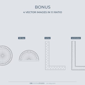 Color Editable RULER & GRAPH A4 Notebook, Digital Rulers, Digital ...