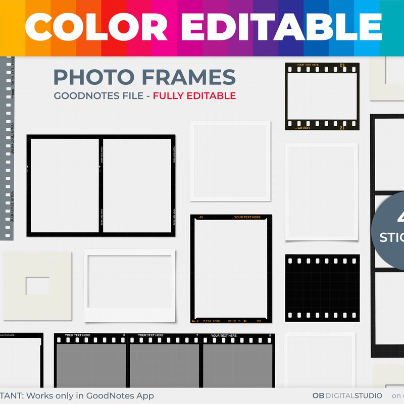 Frame Stickers - Etsy