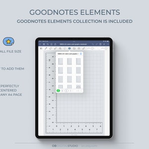 Color Editable RULER & GRAPH A4 Notebook, Digital Rulers, Digital ...