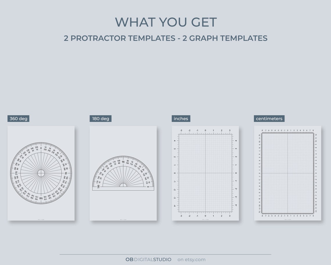 Color Editable RULER & GRAPH A4 Notebook Digital Rulers - Etsy