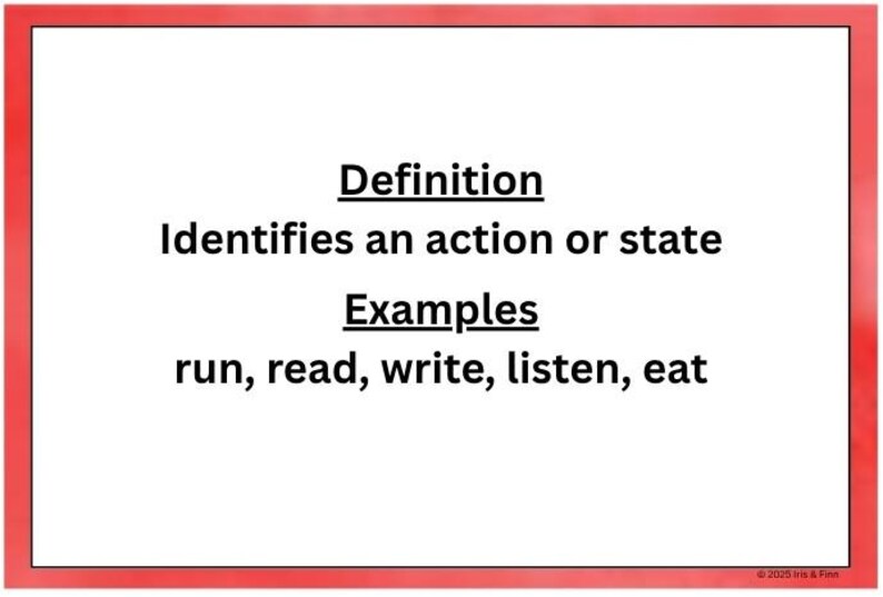 Montessori Grammar Symbols - 3 Part Cards - Montessori Parts of Speech ...