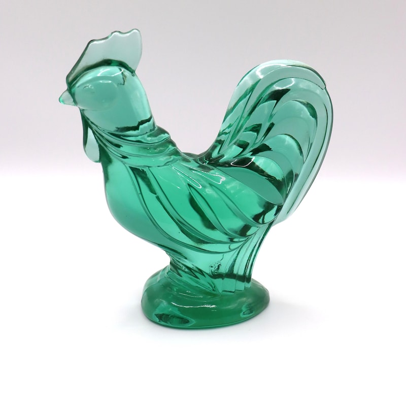 Fenton Rooster on a Nest - Etsy