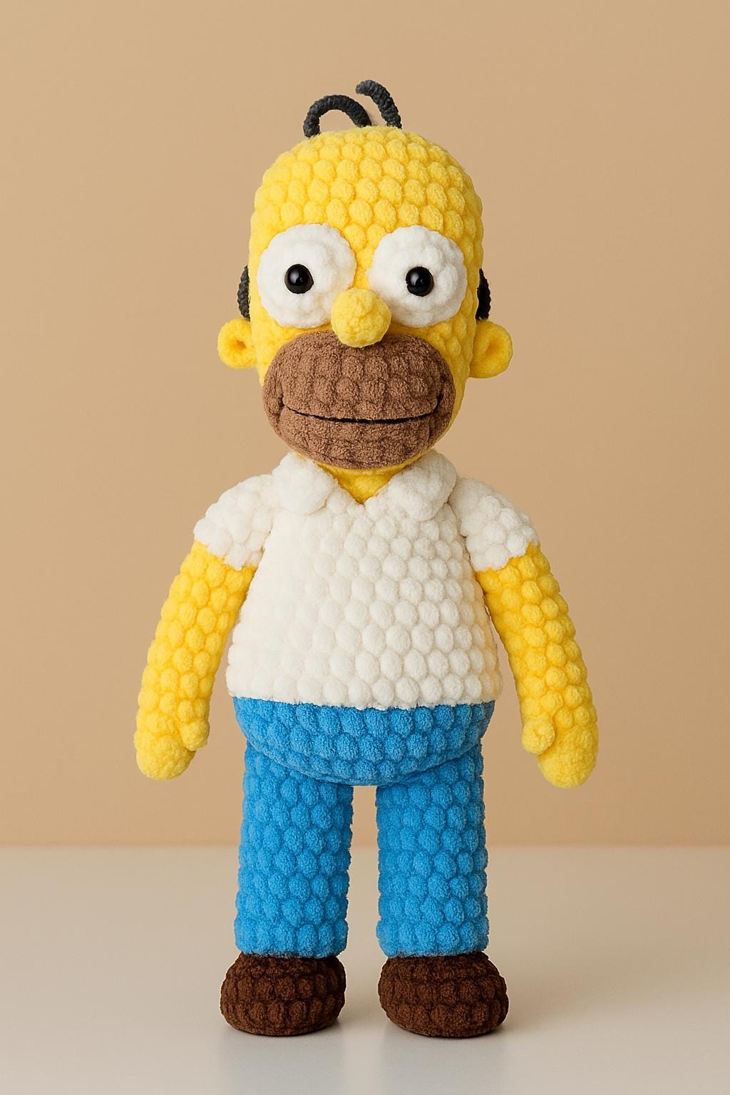 Crochet Homer Simpson Plush Pattern: Amigurumi DIY Toy (PDF Pattern) - Etsy