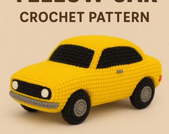 Amigurumi Car Crochet Pattern: Easy Toy Car Tutorial (PDF Download) - Etsy
