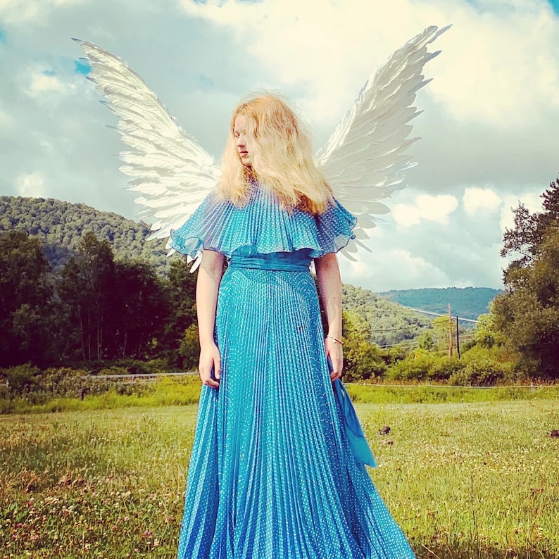 White Angel Cupid Fairy Costume Feather Wings / Cosplay - Etsy