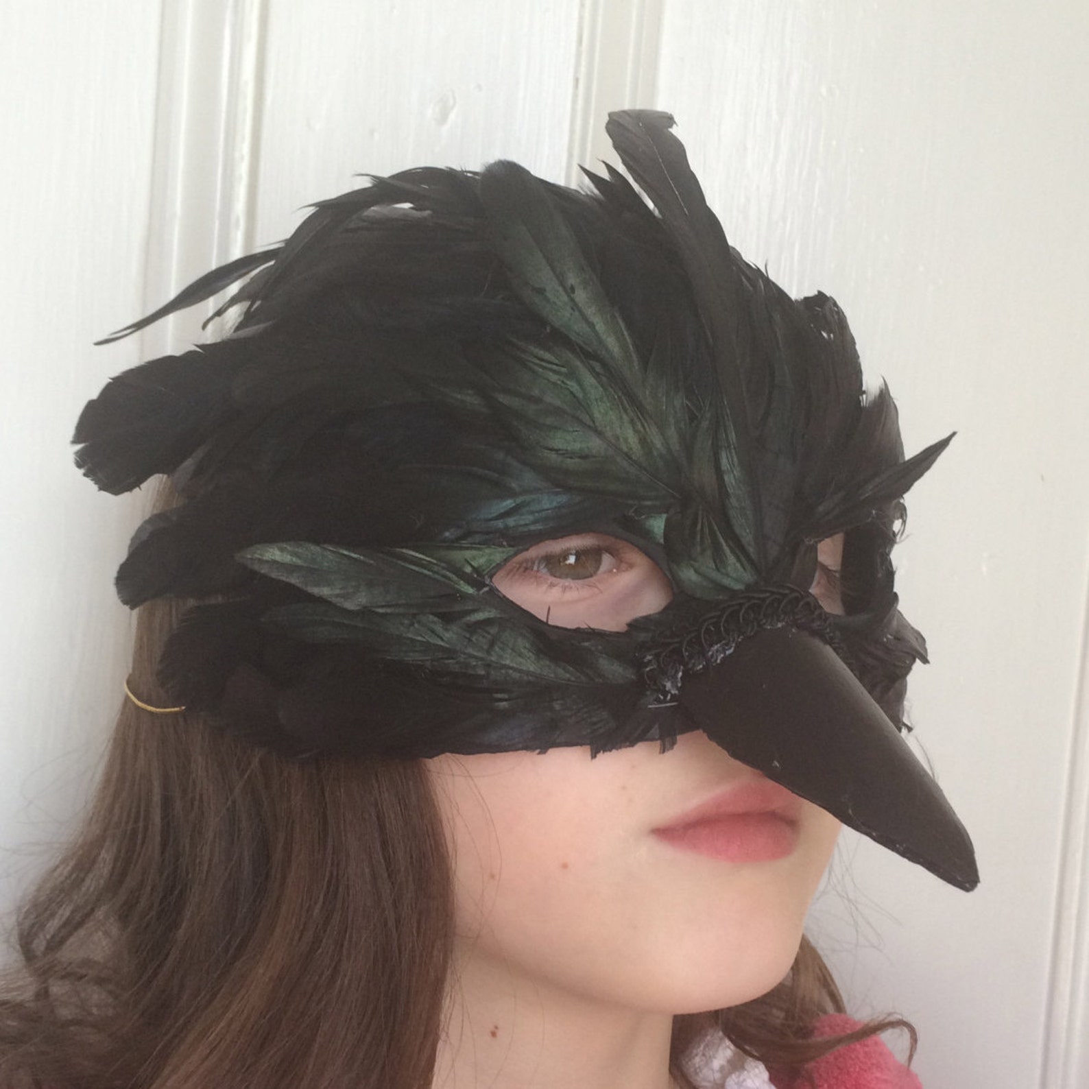 Feather Crow Raven Mask - Etsy