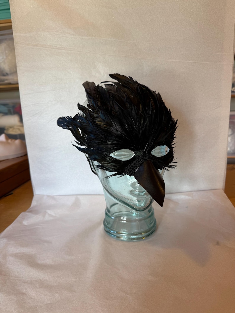 Feather Crow Raven Mask - Etsy UK