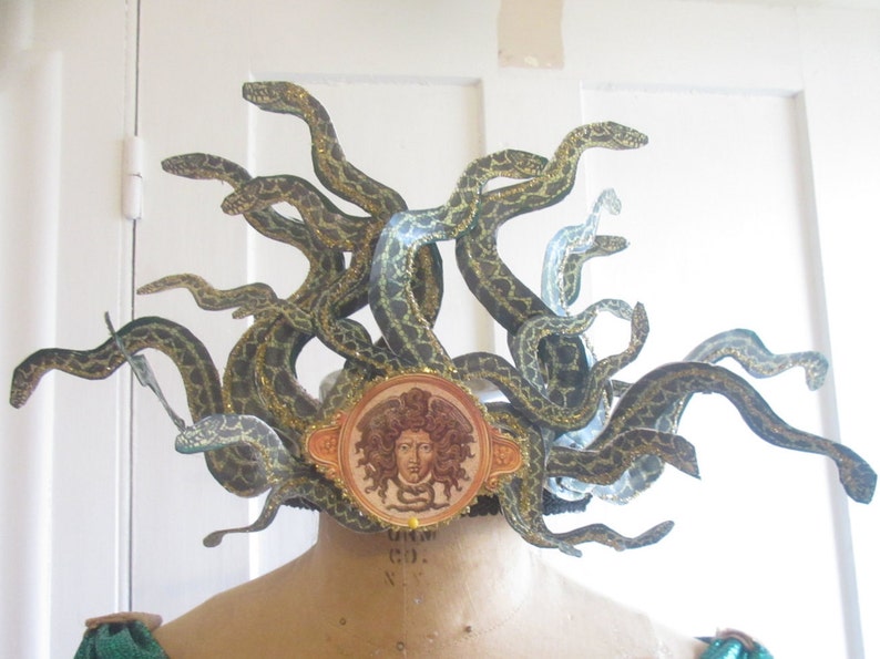 Medusa Snake Headpiece Crown Tiara Costume - Etsy
