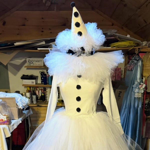 Pierrot Costume - Etsy