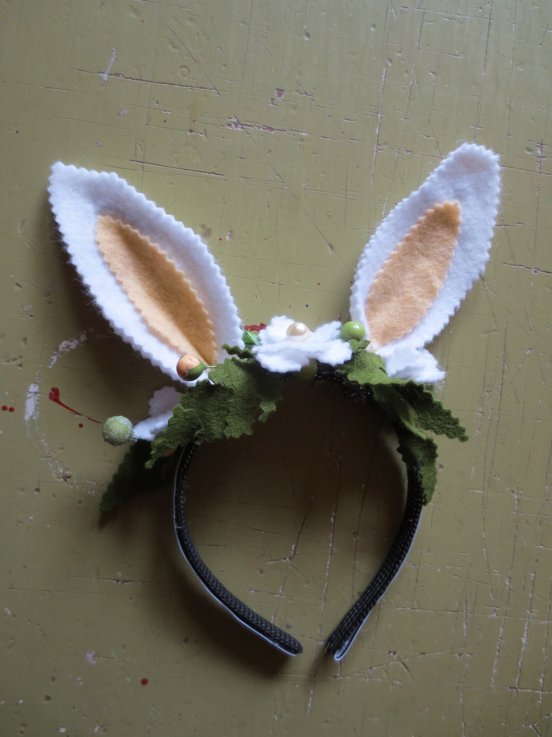 Easter Bunny Rabbit Ears Headband - Etsy