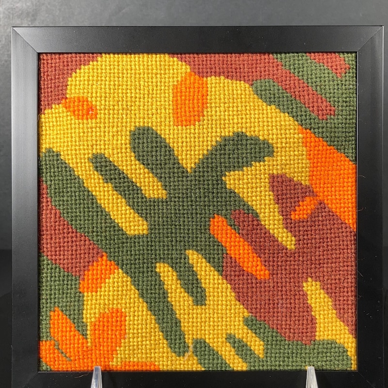 Vintage Needlepoint Mcm - Etsy