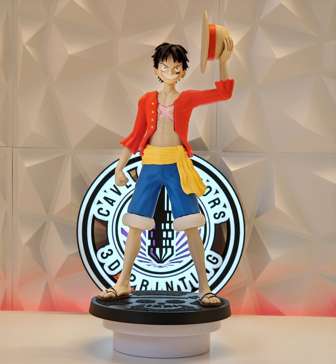 One Piece – Luffy Figure - 3D Printed - Etsy