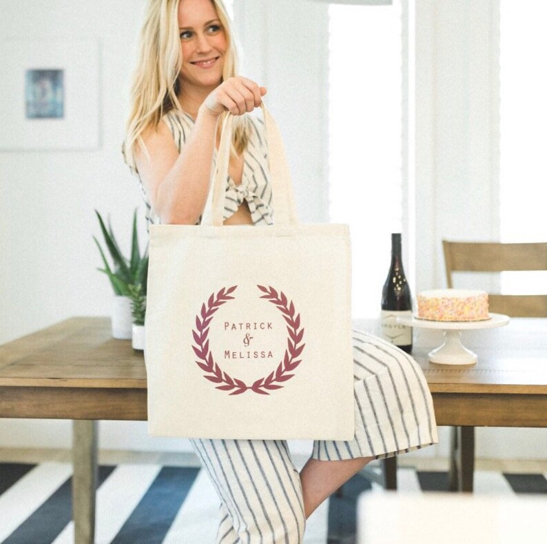 Custom Wedding Totes Wedding Tote Bag with Handles Wedding | Etsy
