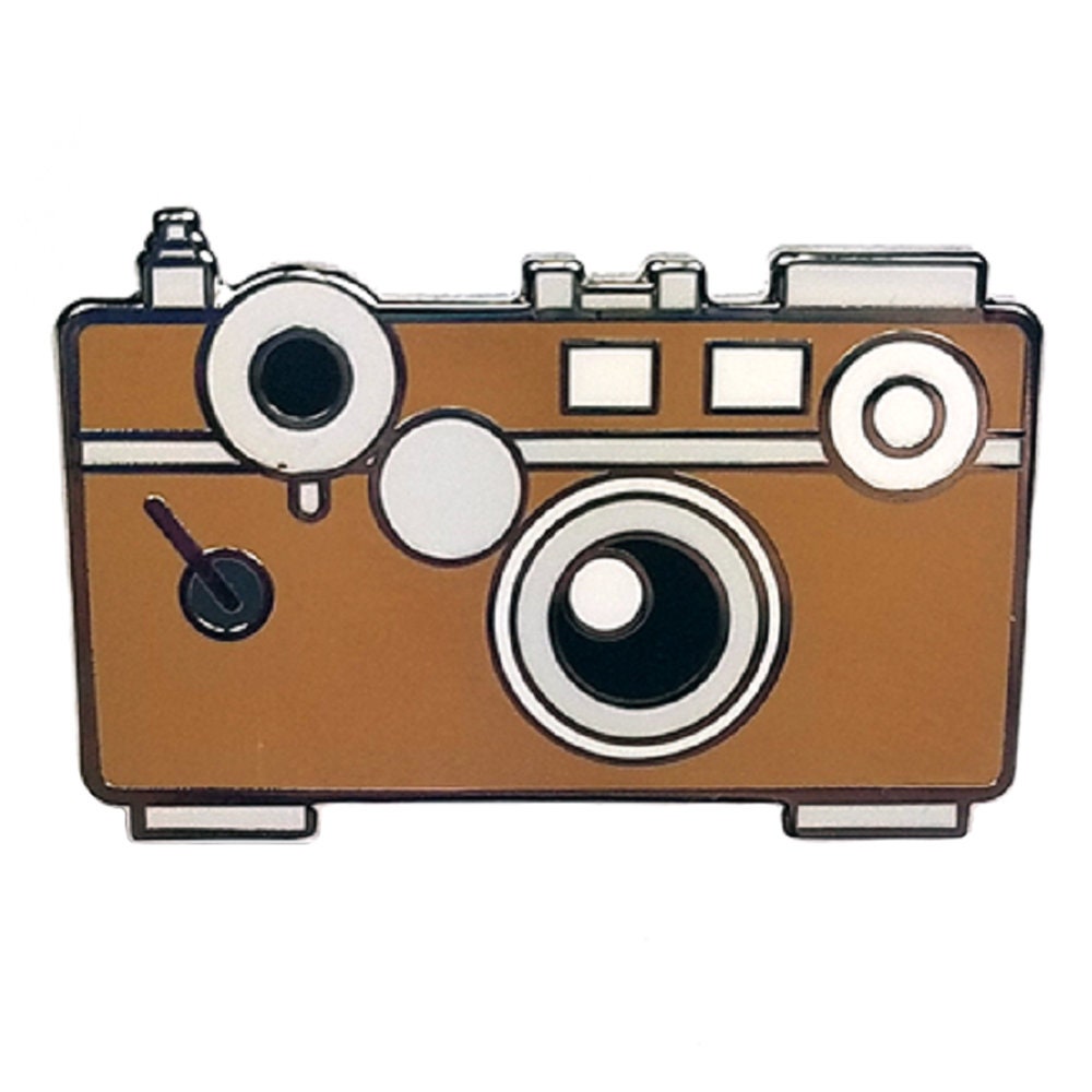 Camera Enamel Pin Argus C3 Hard Silver Plating 3cm Cute | Etsy
