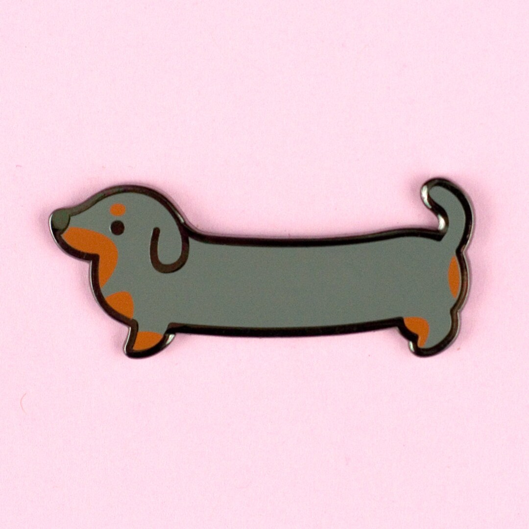 Dachshund Enamel Pin Dog Wiener Dog Sausage Dog Lapel Pin - Etsy