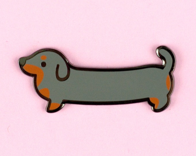 Dachshund Enamel Pin Dog Wiener Dog Sausage Dog Lapel Pin - Etsy
