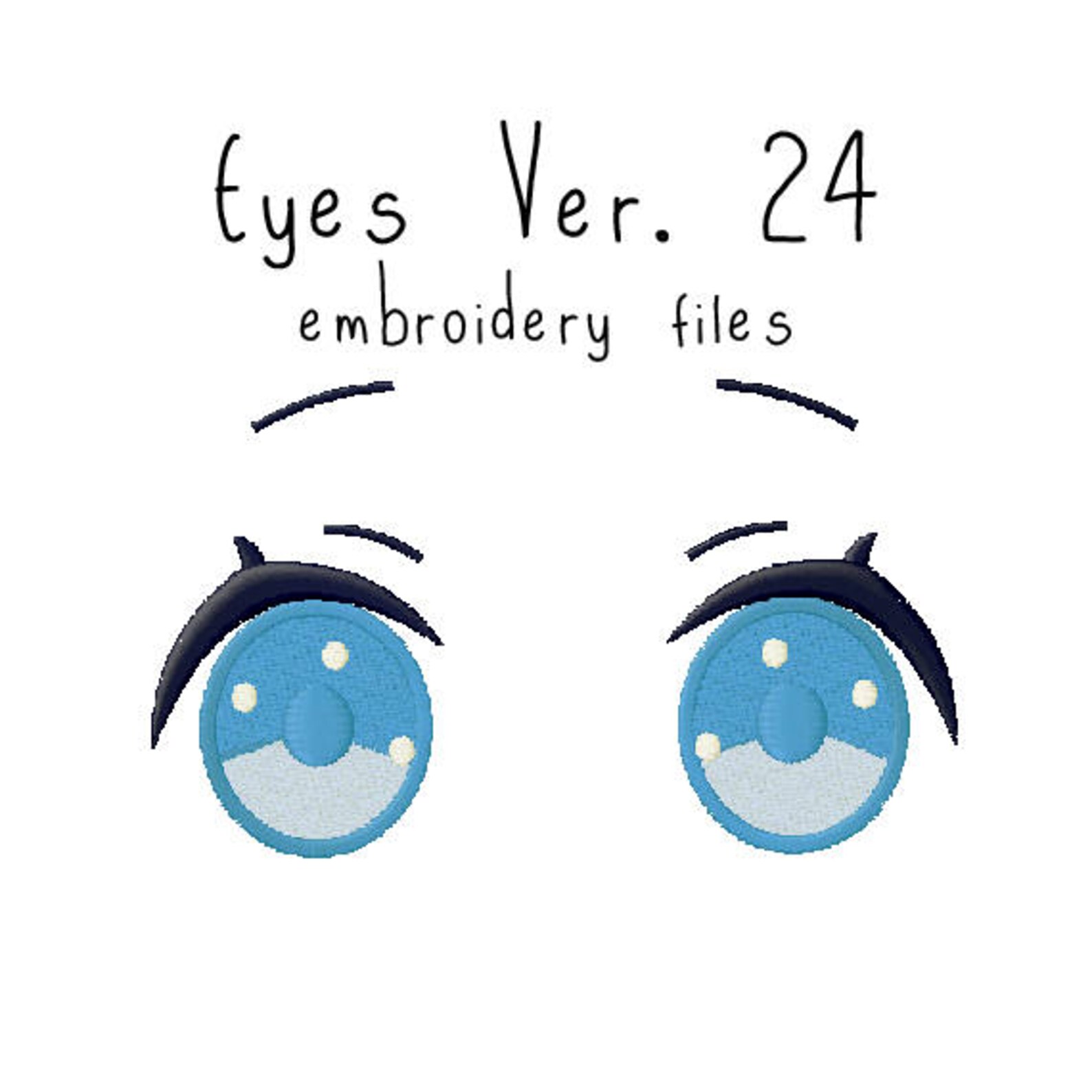 Plushie Eyes EMBROIDERY MACHINE FILES Pattern Design Hus Jef - Etsy