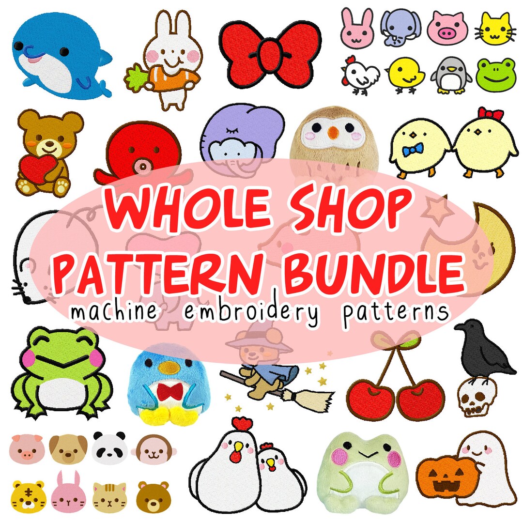 Machine Embroidery Designs Bundle Pattern Ith Patterns Pes Dst Huf Jef ...