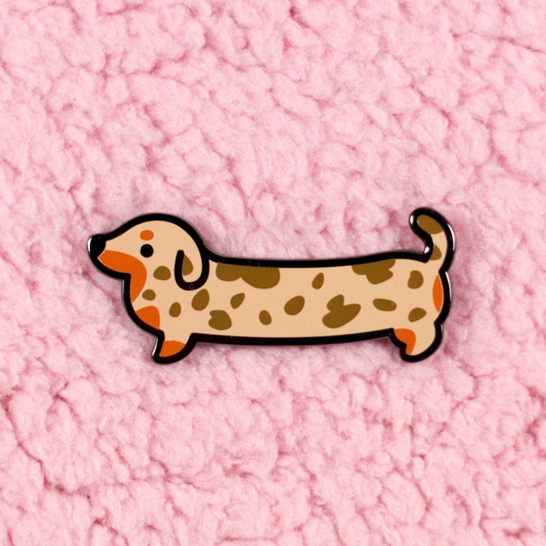 Dachshund Enamel Pin Dog Wiener Dog Sausage Dog Lapel Pin | Etsy