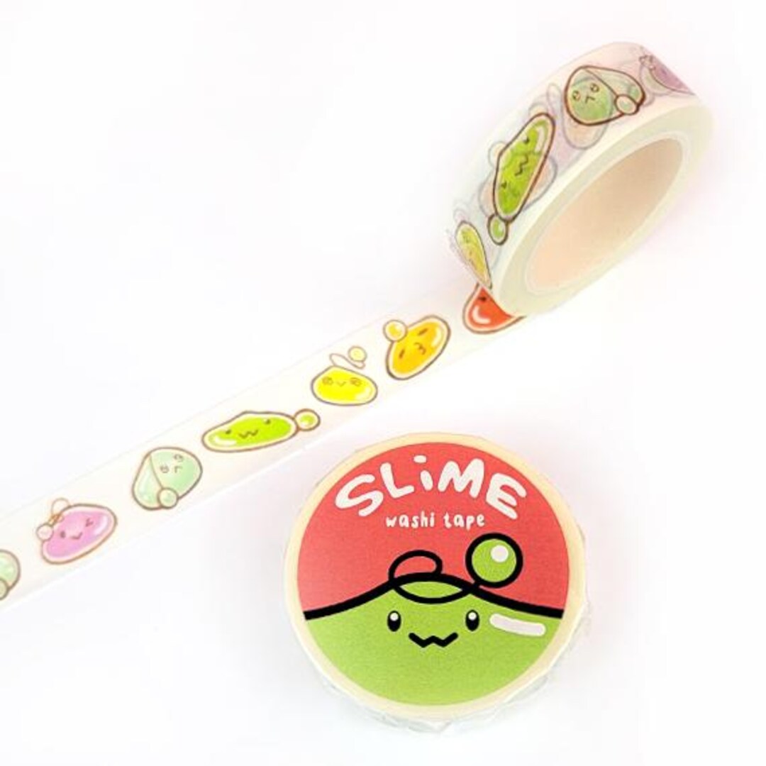 Slime Washi Tape (style 1) 15mm X 10m Decoration Deco Tape Planner ...