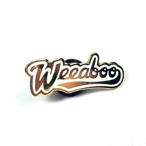 Weeaboo Pin Hard Enamel Gold 3cm Anime Otaku Japanese Lapel Pin Brooch ...
