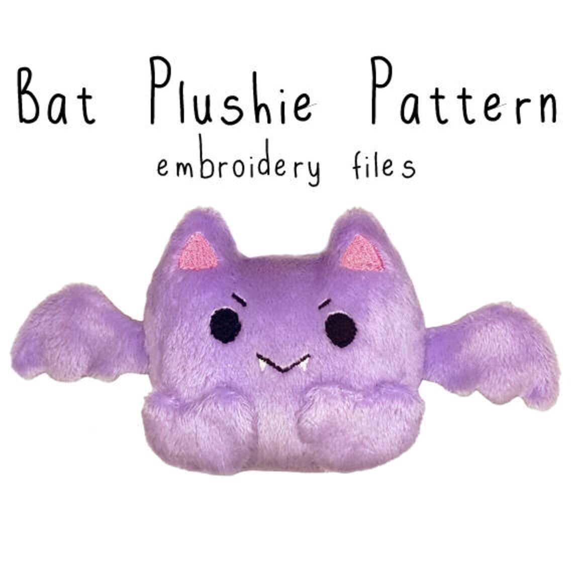 ITH in the Hoop Embroidery Machine Pattern Bat Halloween - Etsy