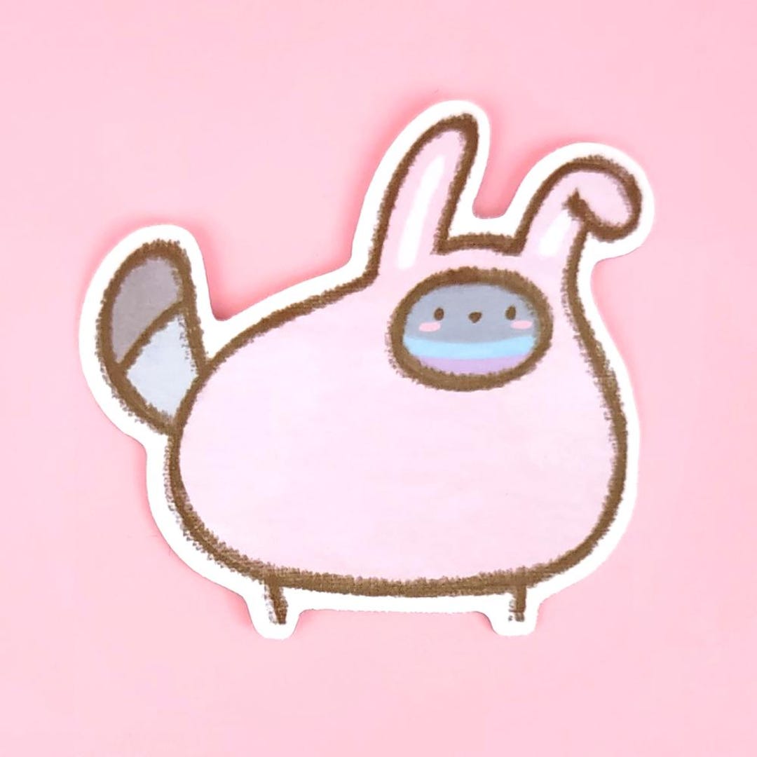 Vinyl Sticker - Bunny Poe - Pigeon Dove Stickers Planner Vinyl Dove ...