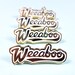 Weeaboo Pin Hard Enamel Gold 3cm Anime Otaku Japanese Lapel Pin Brooch ...