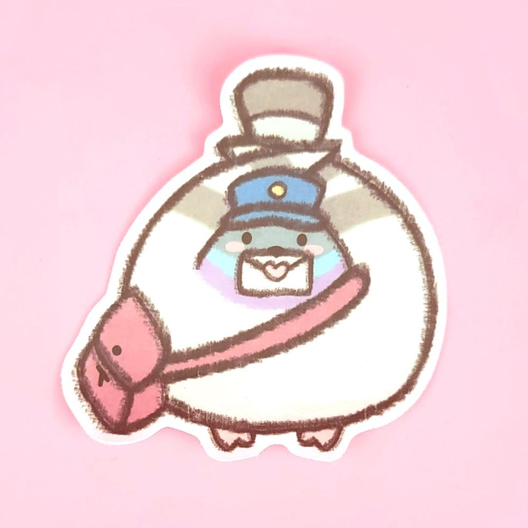 Vinyl Sticker - Mail Delivery Poe - Pigeon Dove Stickers Planner Vinyl ...