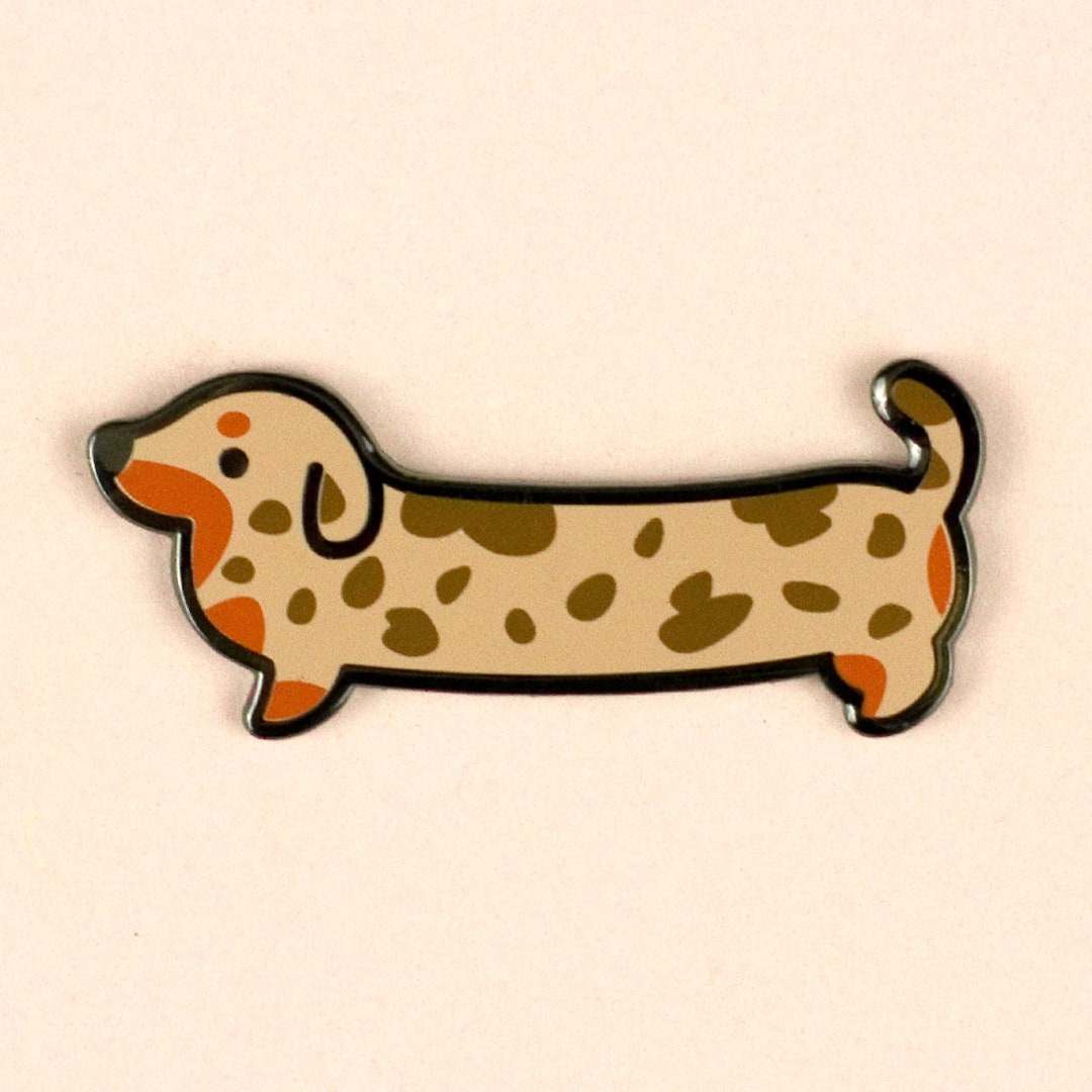 Dachshund Enamel Pin Dog Wiener Dog Sausage Dog Lapel Pin Brooch Badge ...