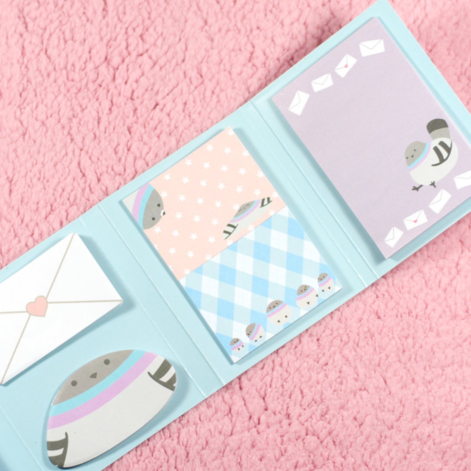 Poe Folding Notepad Book Patapata Memo Set Stationery Pigeon | Etsy