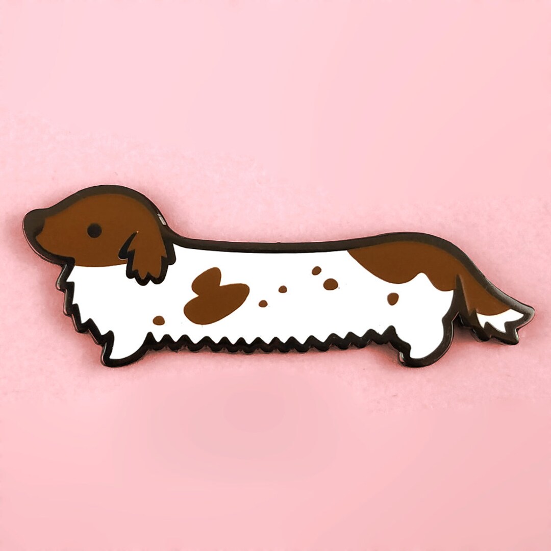 Dachshund Enamel Pin Dog Wiener Dog Sausage Dog Lapel Pin Brooch Badge ...