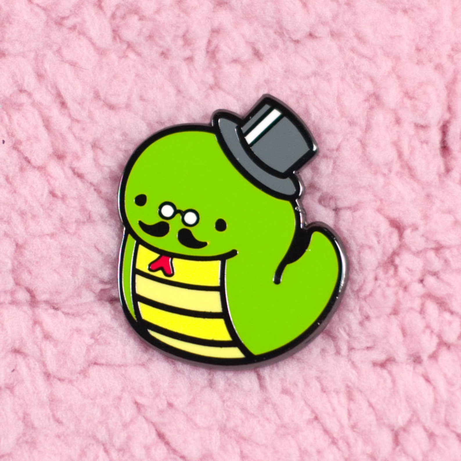 Gentleman Snake Enamel Pin 3cm Reptile Cute Fancy Lapel Pin | Etsy