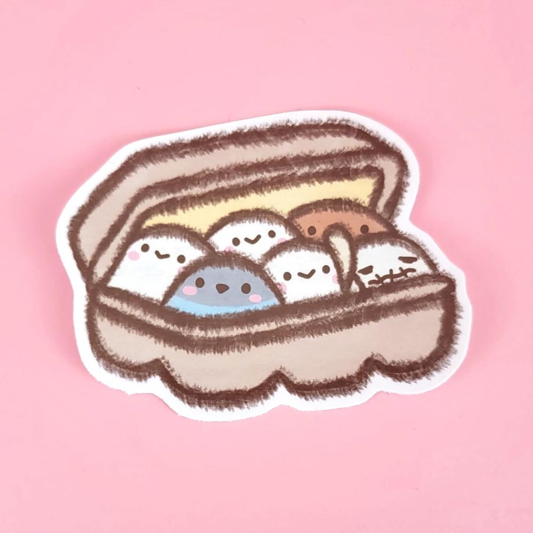 Vinyl Sticker - Egg Carton Poe & Karl - Pigeon Dove Stickers Planner ...