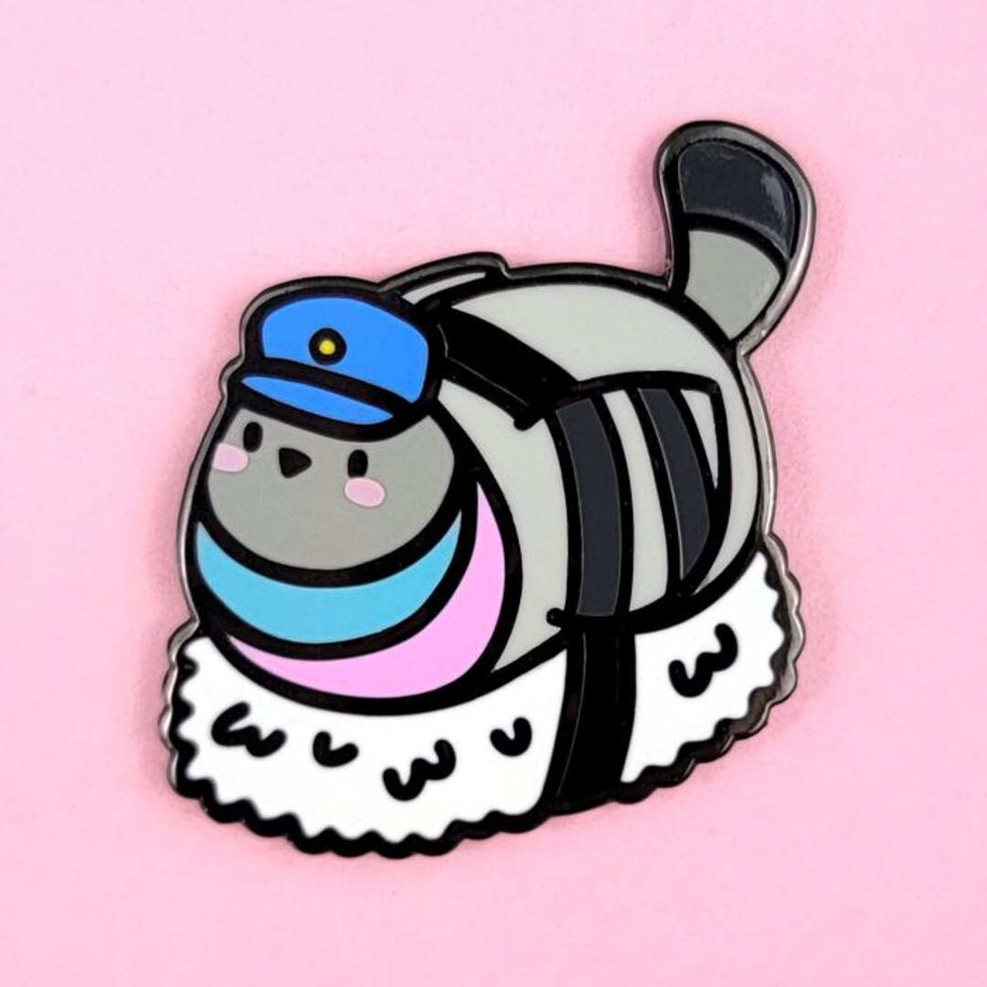 Pigeon Pin Sushi Hard Enamel Pin Bird Dove Mail Delivery Lapel Pin ...