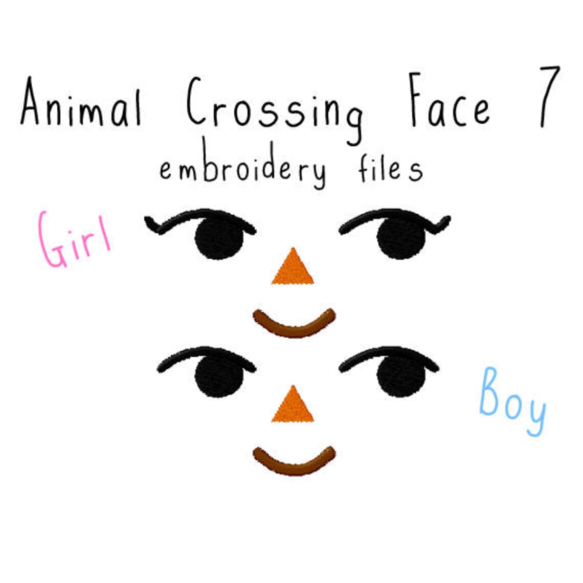 Animal crossing eyes EMBROIDERY MACHINE FILES pattern design | Etsy