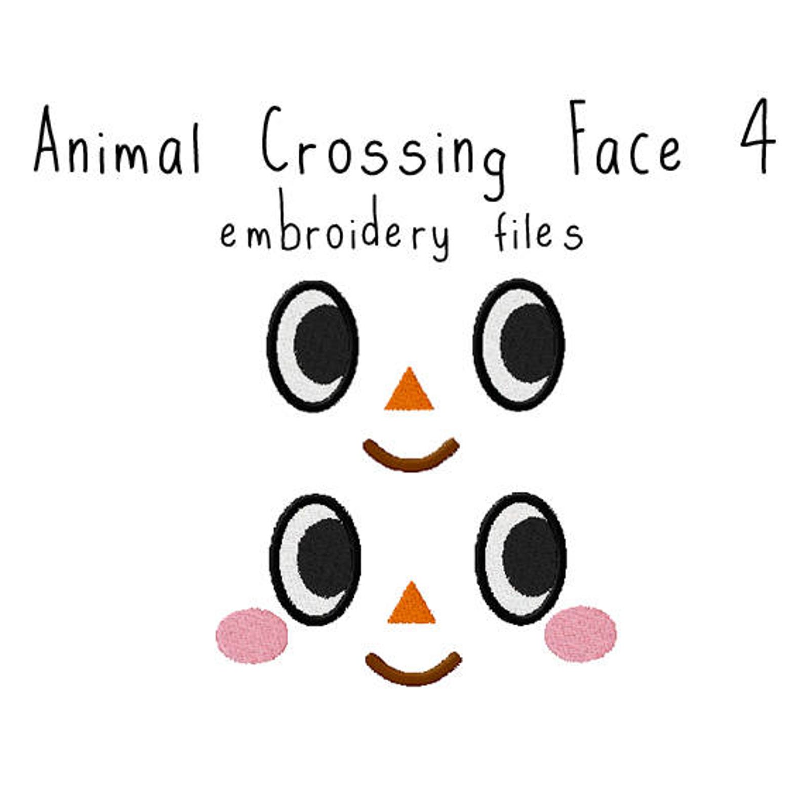 Animal Crossing Eyes EMBROIDERY MACHINE FILES Pattern Design - Etsy