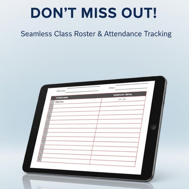 Excel Sign in Sheet Template | Event Guest List | Attendance Tracker ...