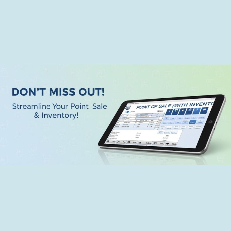 Point of Sale Excel Template | POS System With Inventory Management ...