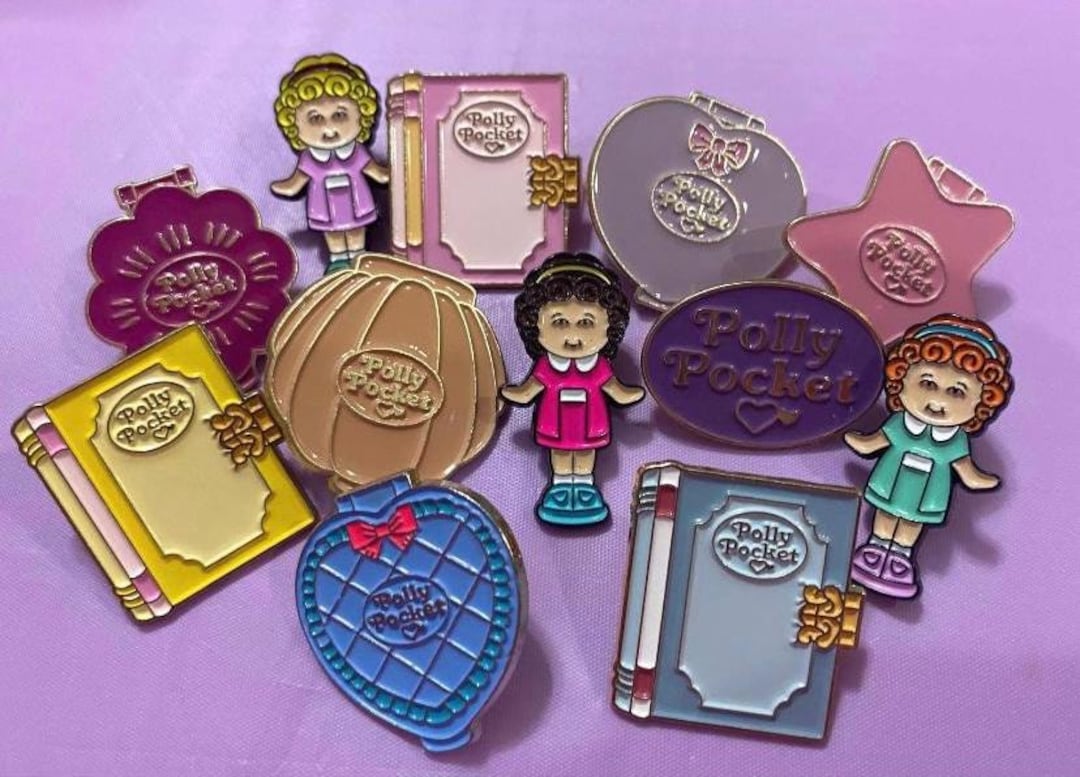 Nostalgic Pocket-sized Doll Enamel Pin Set: 80s and 90s Nostalgia - Etsy