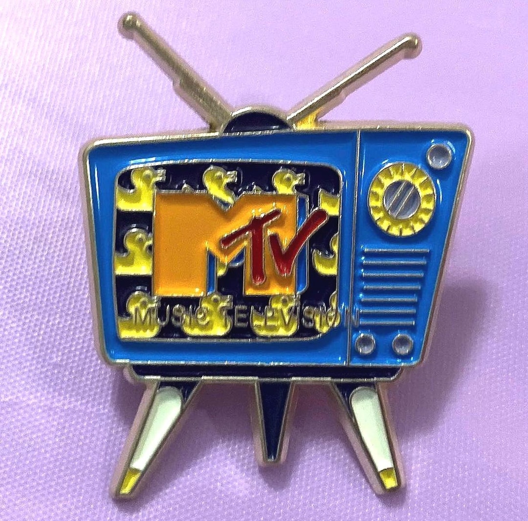 Retro MTV Enamel Pin: 80s 90s Y2K Nostalgia - Music Lover Gift - Etsy ...