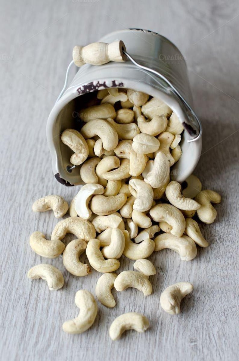Raw Cashew Nuts: Natural, Unsalted Vegan Snack - Etsy